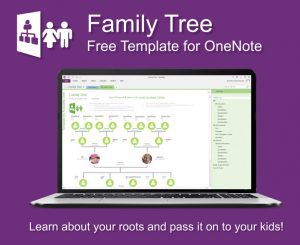 Auscomp Family Tree for OneNote - Templates for OneNote by Auscomp.com