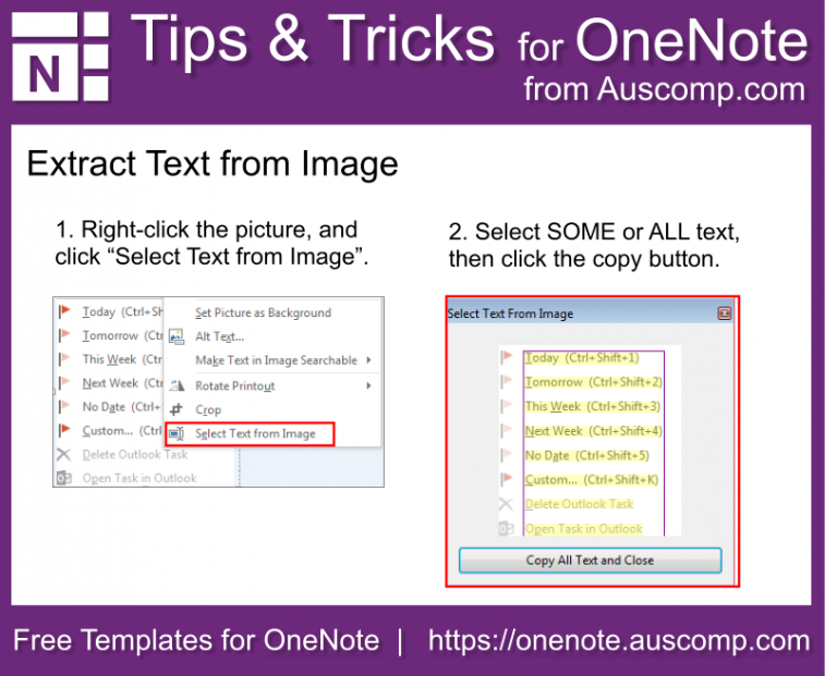 OneNote Tips and Tricks