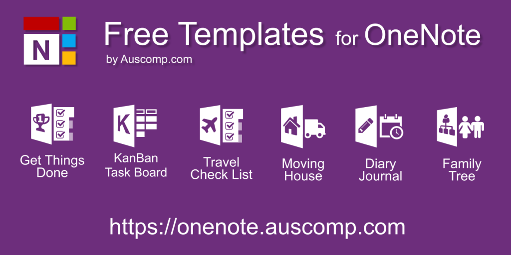 Free-OneNote-Templates - Productivity Solutions by Auscomp.com
