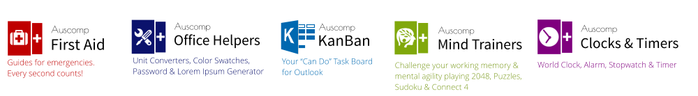 Auscomp Office Add-Ins - Productivity Solutions by Auscomp.com