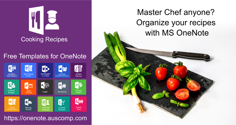 Master chef anyone? Organize your favourite cooking recipes with this ...