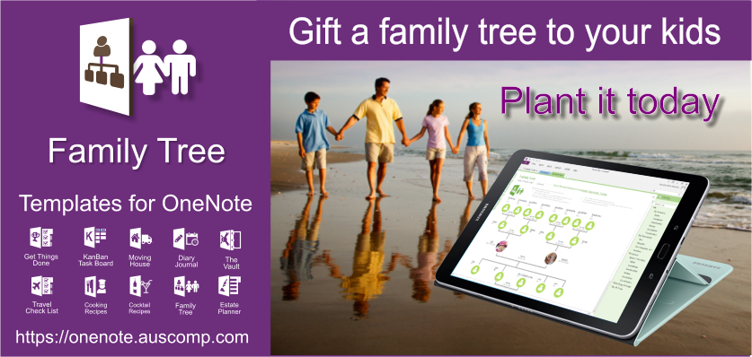 Free MS #OneNote "Family Tree" #template. It's free so please retweet ...