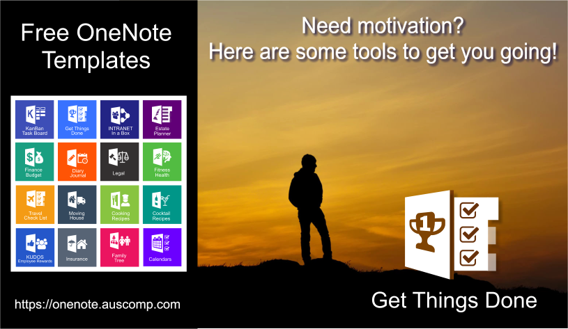Download the Get Things Done template for OneNote. Please RT ...
