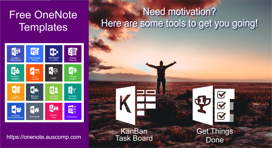 Download the GTD & KanBan templates for OneNote. - Templates for ...