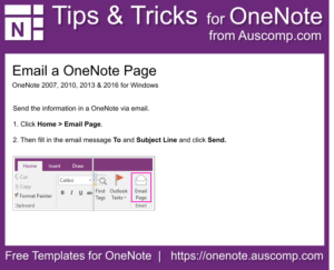 OneNote Tips and Tricks