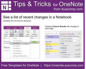 OneNote Tips and Tricks