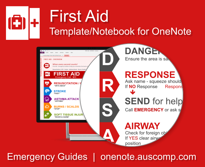 First Aid - Guide Cards for OneNote. When every second counts ...