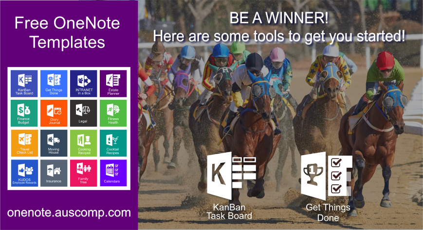 BE A WINNER! Use these KanBan & GTD templates for OneNote to get you ...
