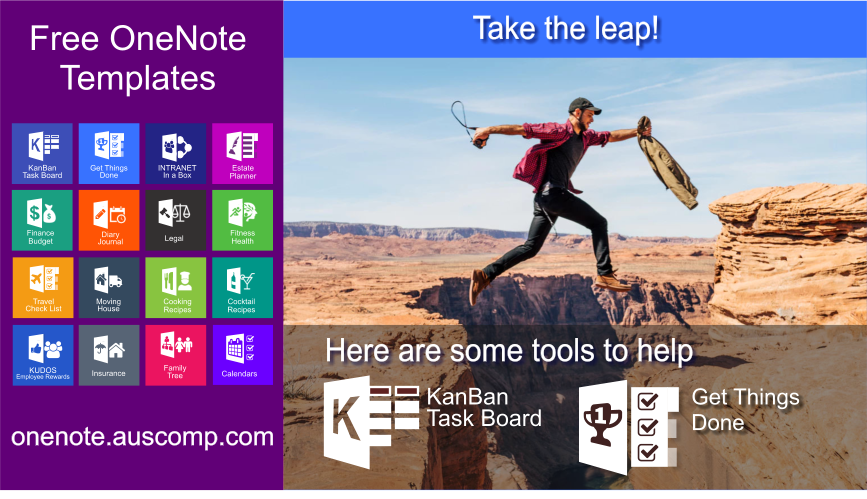 Take the leap! Use these KanBan Task Board for OneNote to get you ...