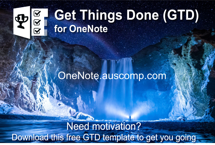 Download the free "Get Things Done" template for OneNote. Please RT ...