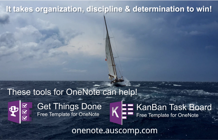 Auscomp KanBan and GTD for OneNote V4c - Productivity Solutions by ...