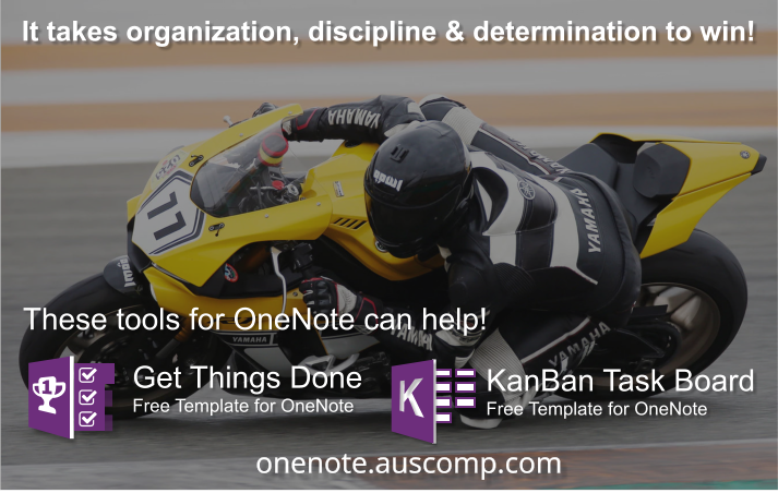 Use these KanBan Task Board & Get Things Done templates for OneNote to ...