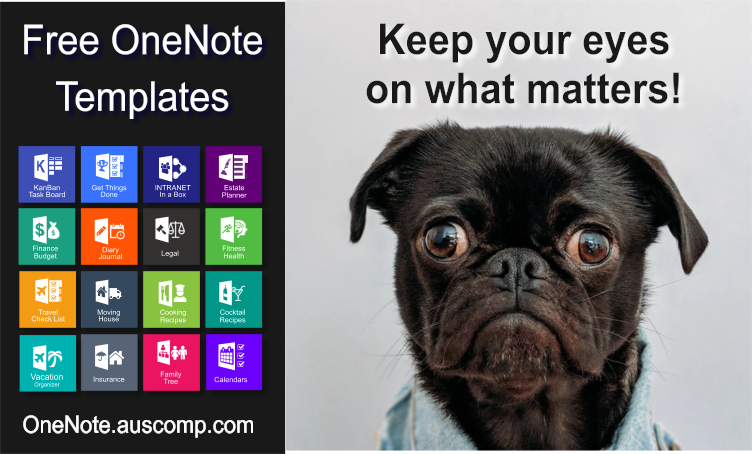 Collection of free MS OneNote templates. - Templates for Microsoft 365