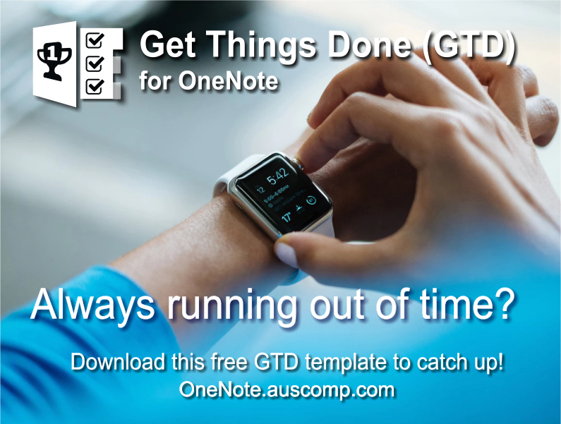 Download "Get Things Done" template for OneNote. Please RT. - Templates ...