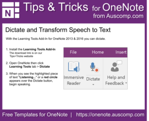 OneNote Tips and Tricks