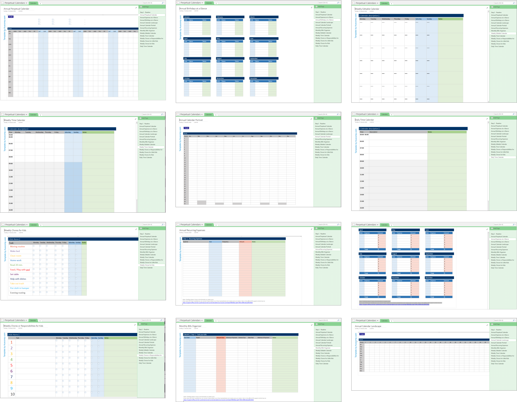 calendar-medley - Productivity Solutions by Auscomp.com