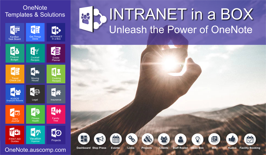Intranet in a Box powered by OneNote. Please RT. - Templates for ...