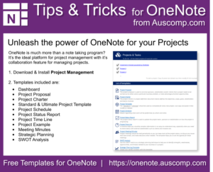 OneNote Tips and Tricks
