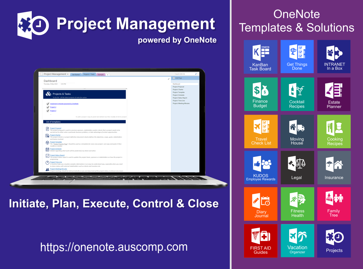 Unleash the power of OneNote for your Projects. #PM #ProjectManagement ...