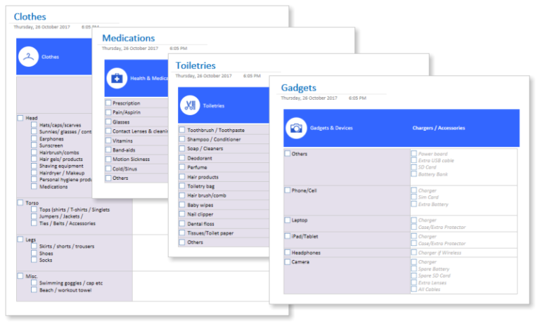 Vacation Organizer powered by OneNote