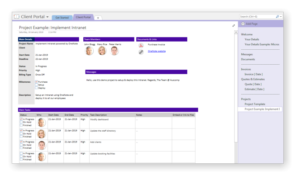 Client Portal powered by OneNote - Templates for OneNote by Auscomp.com