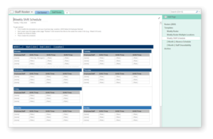 Staff Roster powered by OneNote - Productivity Solutions by Auscomp.com