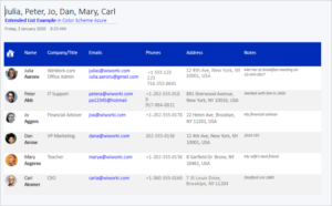 Address Book for OneNote