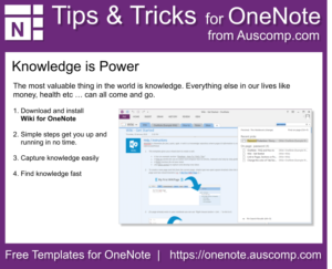 OneNote Tips and Tricks