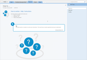 OneNote Wiki Templates