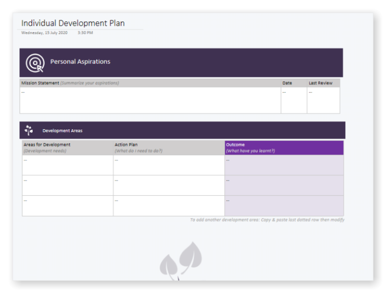 Personal and Professional Development Templates for OneNote.