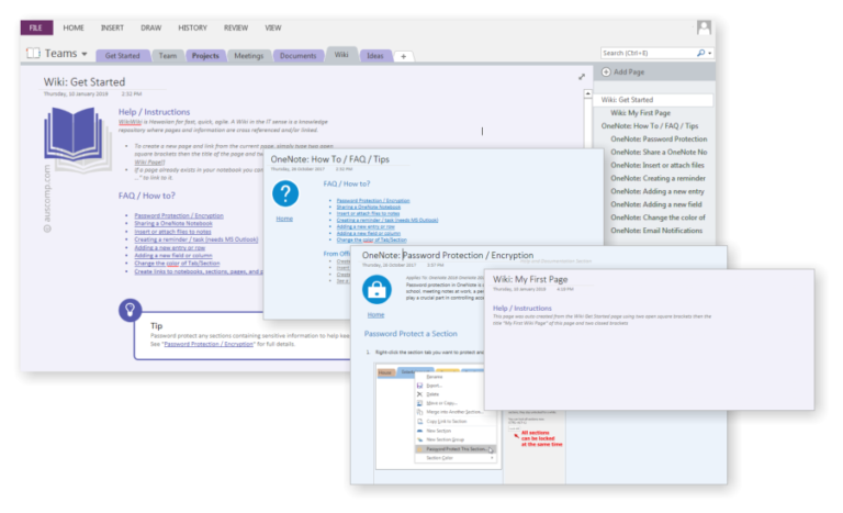 Teams for OneNote - Templates for Microsoft 365