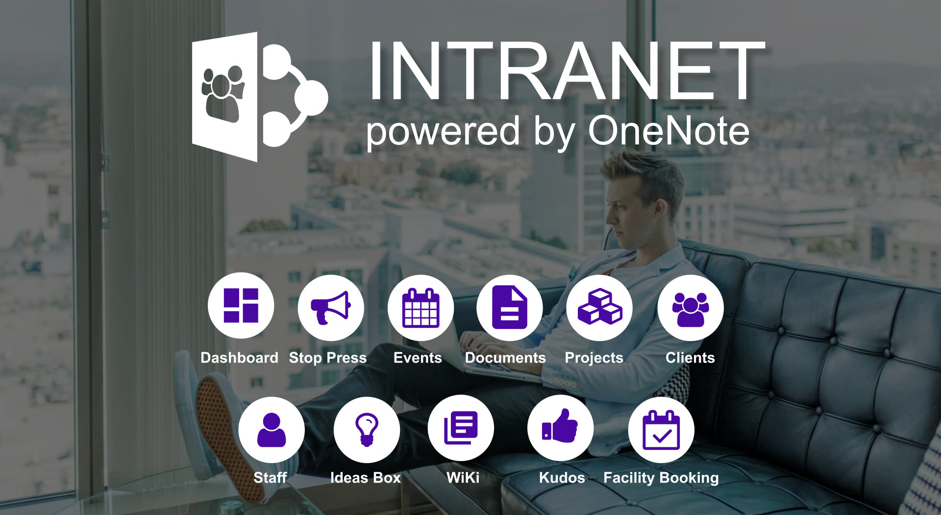 Intranet for OneNote Screen - Productivity Solutions by Auscomp.com