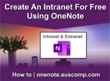How to create a Wiki in OneNote