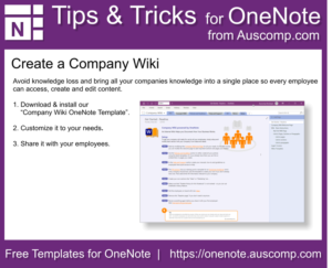 OneNote Tips and Tricks