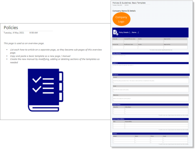 Company Wiki for OneNote