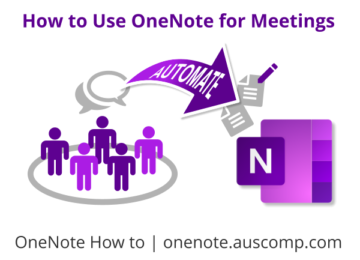 How to Use OneNote Effectively For Meetings