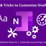 8 Tips & Tricks to Customize OneNote - Templates for OneNote by Auscomp.com