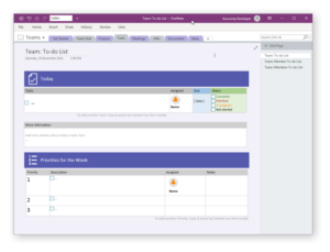 Teams for OneNote - Templates for Microsoft 365