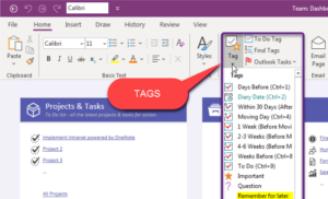 Optimize organization with OneNote structure and template usage