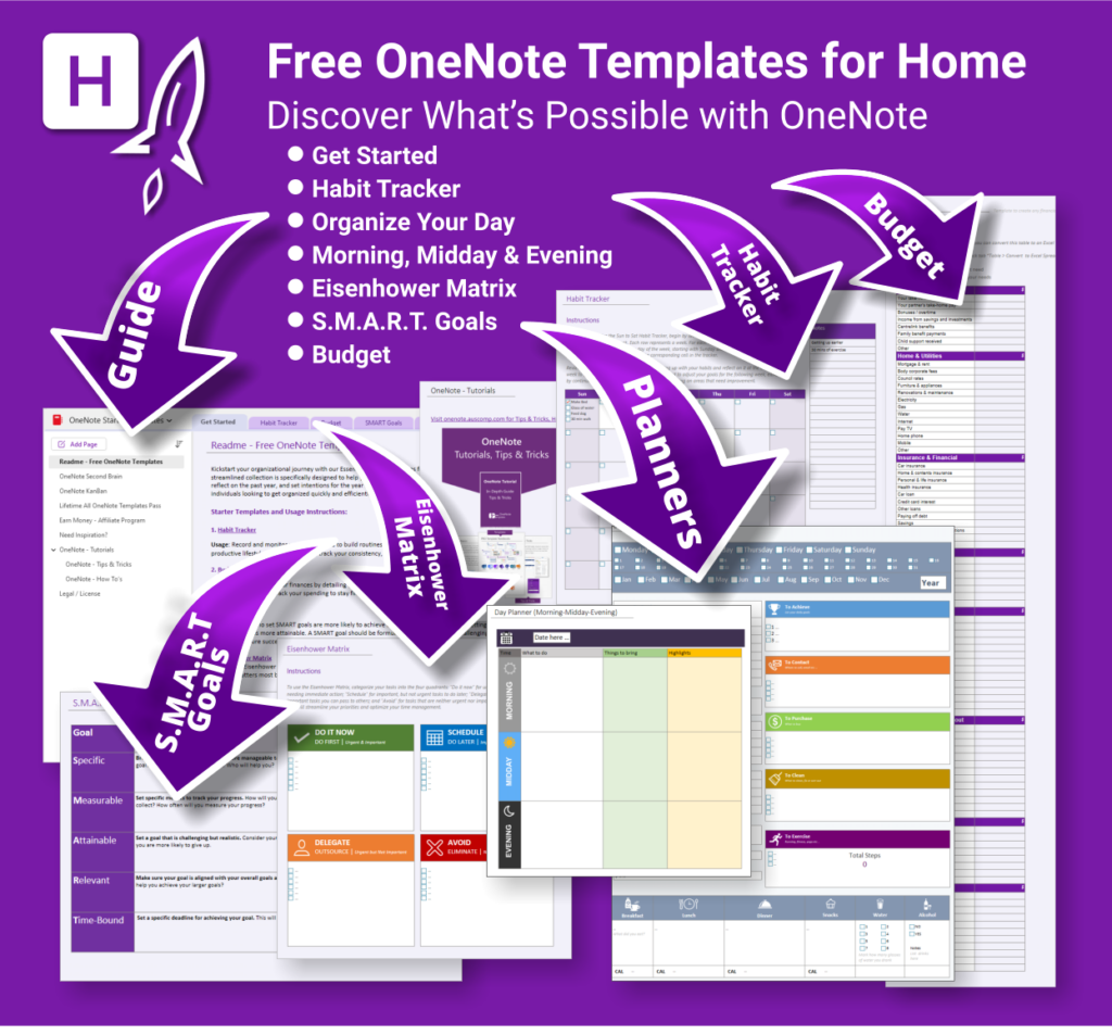 Download Free OneNote Starter Templates