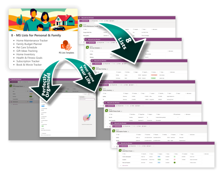 MS Lists Collections | Organize Life and Work, One List at a Time!